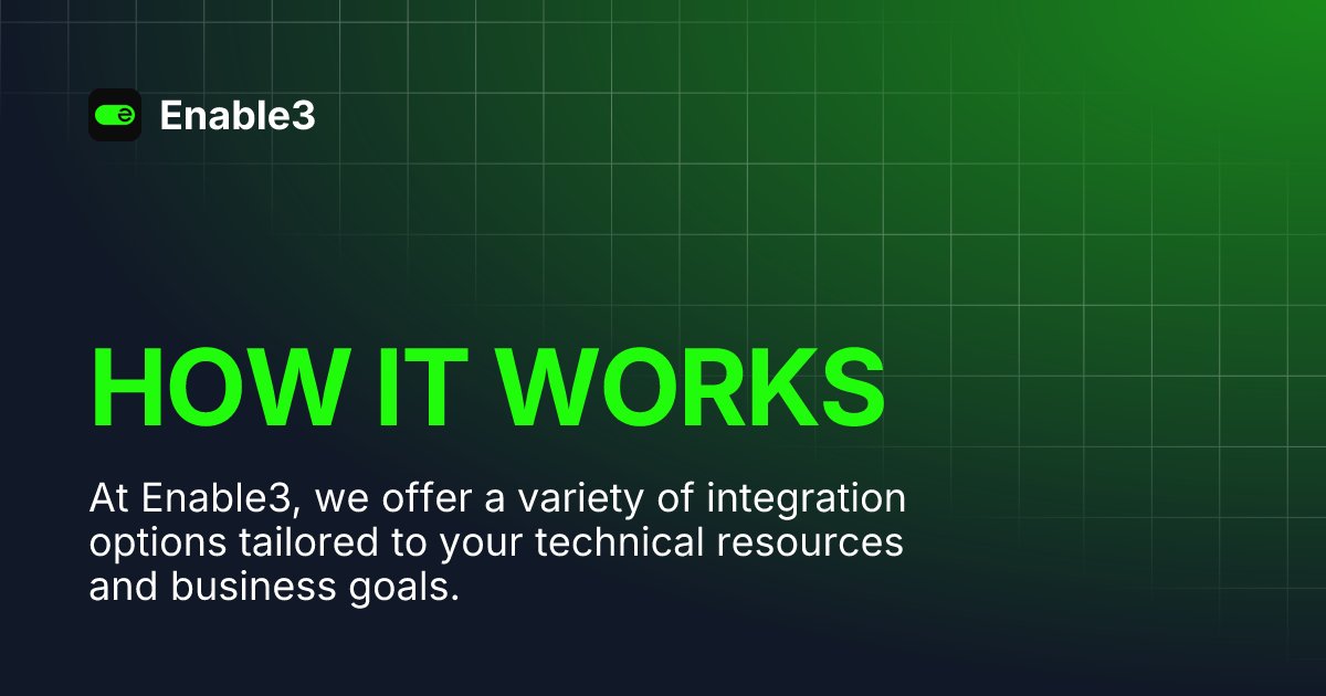 HOW IT WORKS | Enable3
